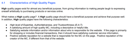 5 High-Quality Factors in Google’s Quality Rater Guidelines